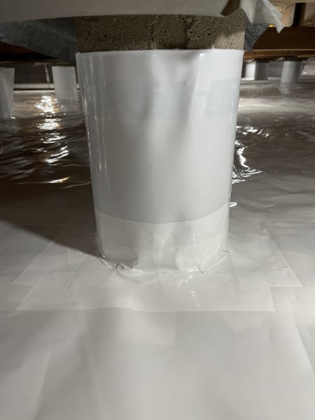 Rise | StegoCrawl Encapsulation - Seal Columns with Vapor Control Layer ...