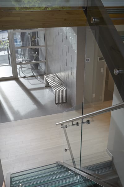 Rise | Entry with Fixed Window by My House Design/Build Team Ltd.