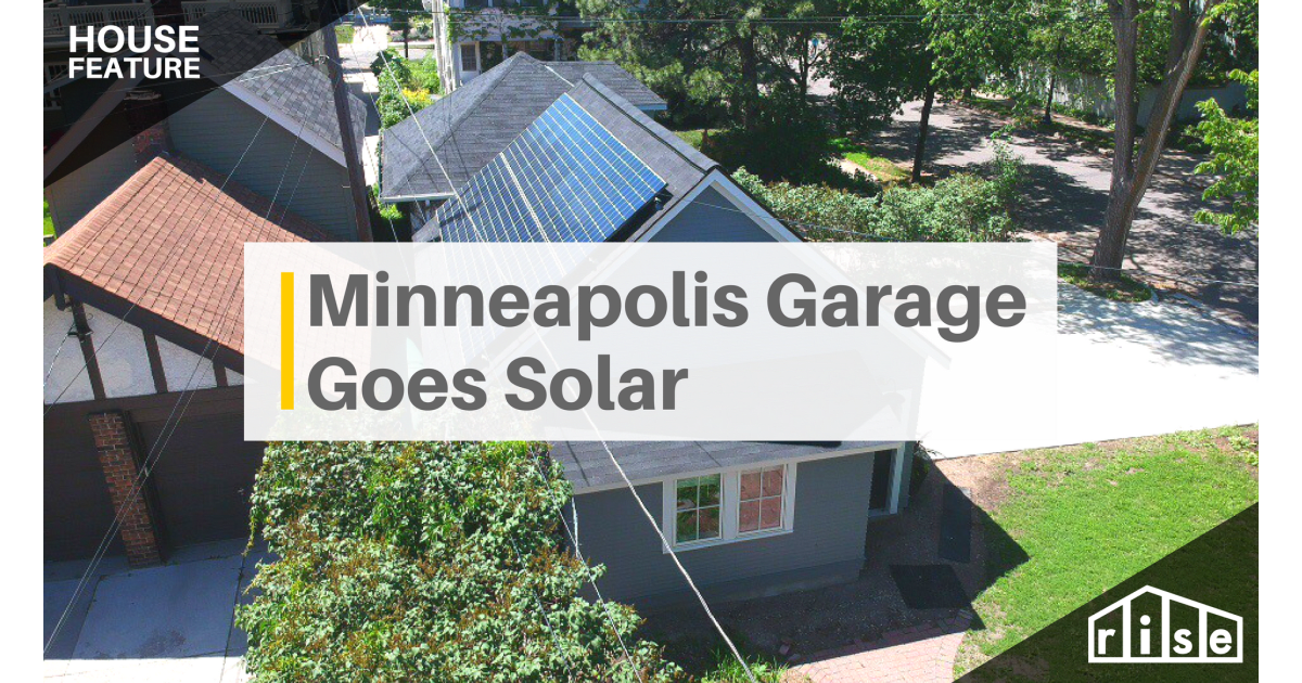 Minneapolis Garage Goes Solar Power