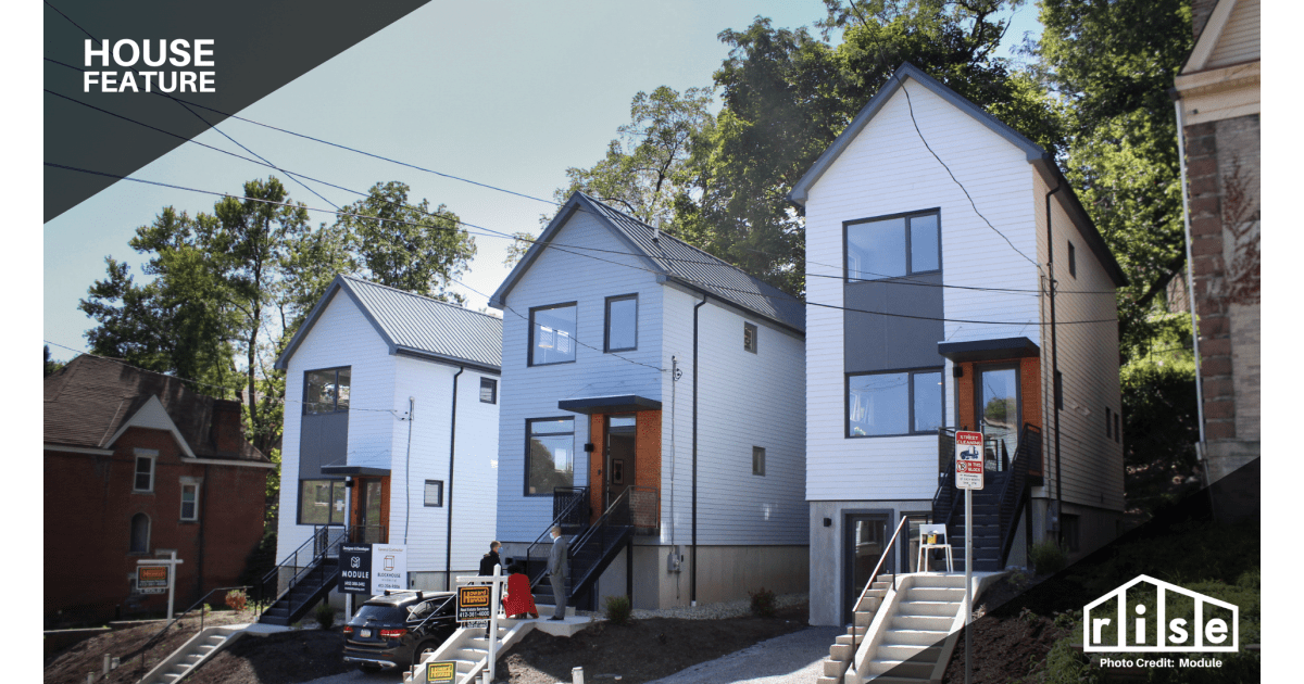 A Module Prefab Development in Pittsburgh Makes Homeownership Affordable