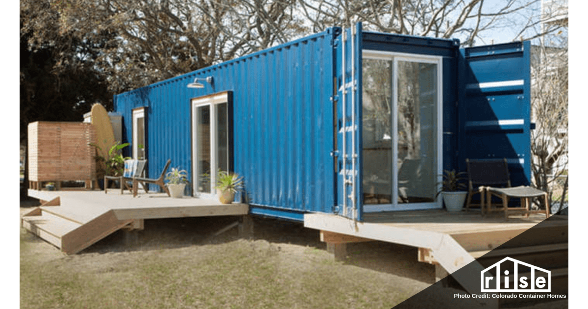 Shipping container cabin store