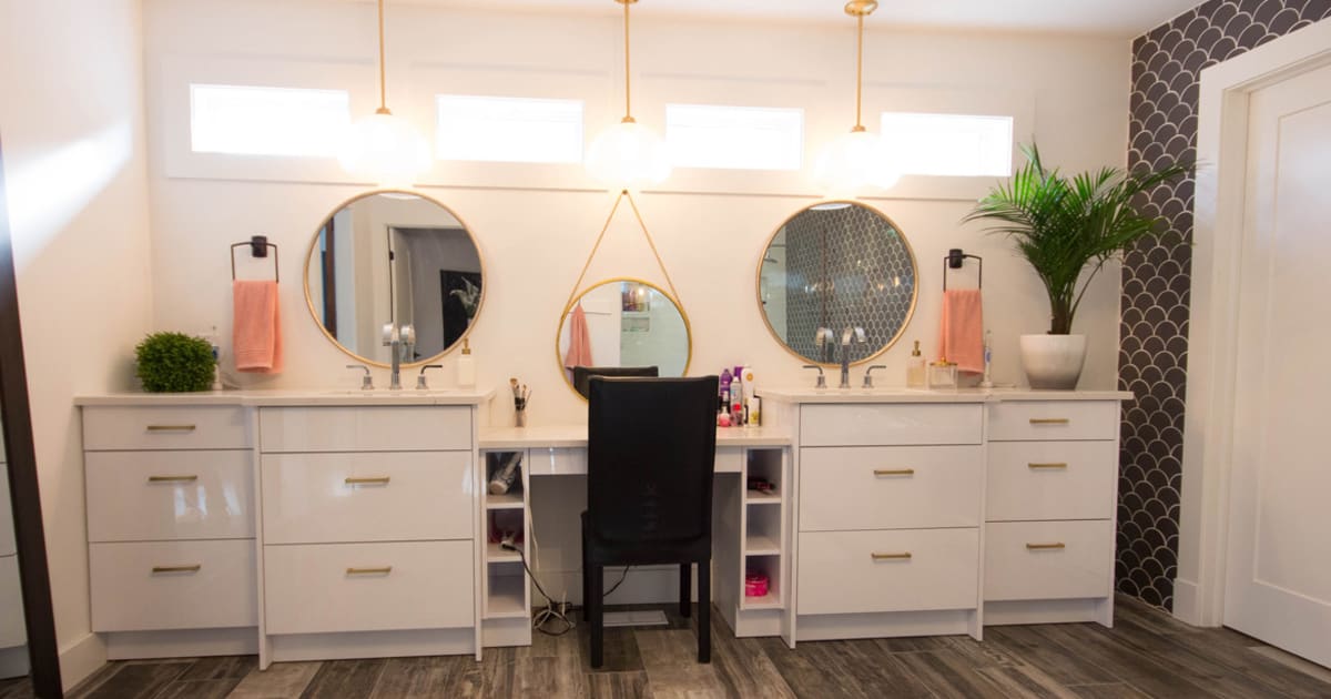 The Broadway - Bathroom with Low-Flow Bathroom Faucet by Bowers ...