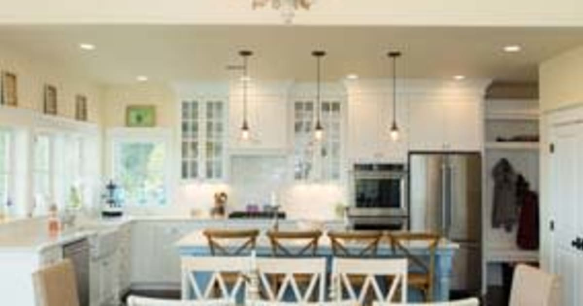 Rise | Kitchen with Refrigerator by Winsome Construction