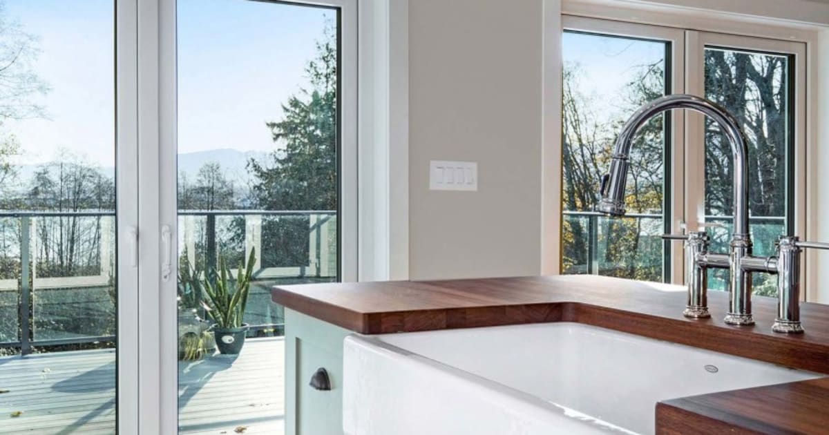 Rise | Kitchen View with Low-Flow Kitchen Faucet by Pheasant Hill Homes ...