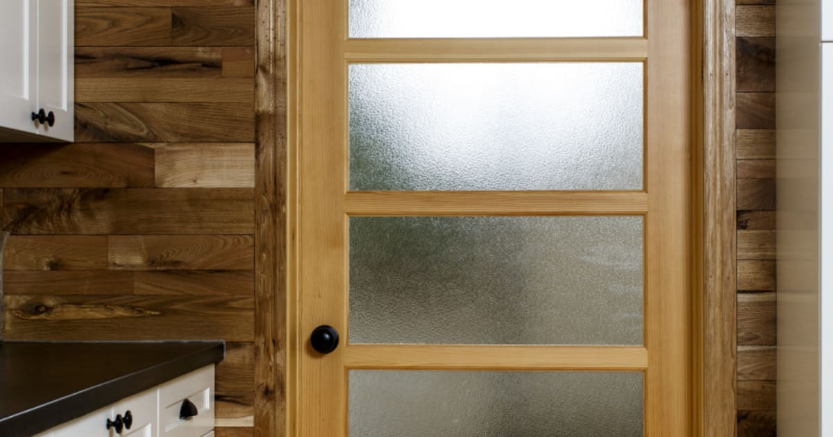 Rise | Red Castle Kitchen Door with Reclaimed Hardwood by The Conscious ...