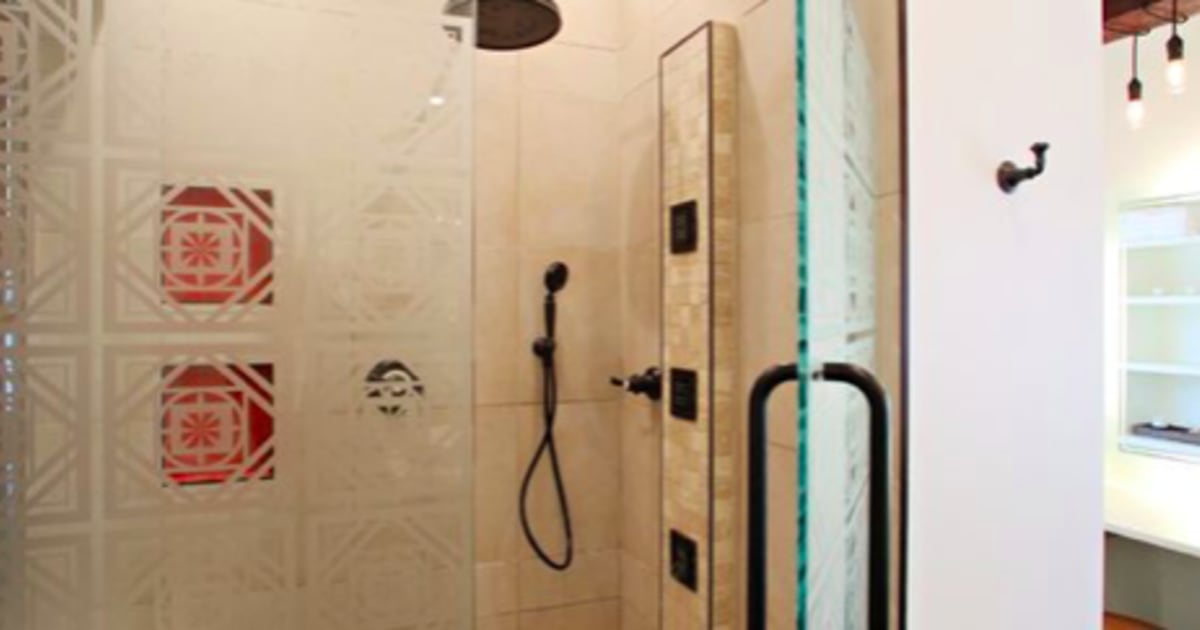 Rise | Custom Shower with Integrated LED by Constructive Builders