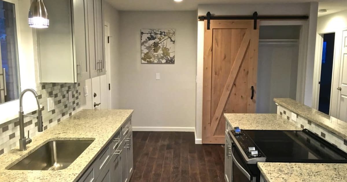 Rise | Open concept kitchen with induction range with Integrated LED by ...