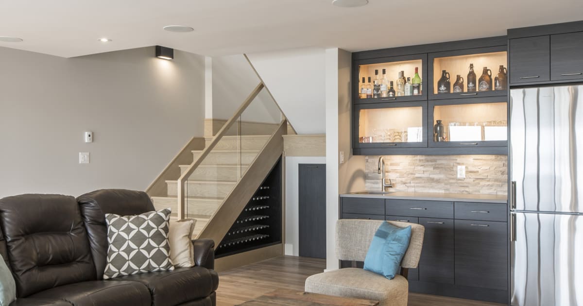 Rise | Bridge Over Water - Home Bar with Low-Flow Kitchen Faucet by ...