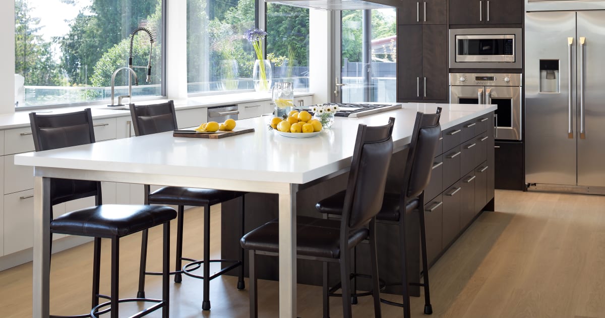 Rise | Kitchen with Triple Pane Window by Naikoon Contracting