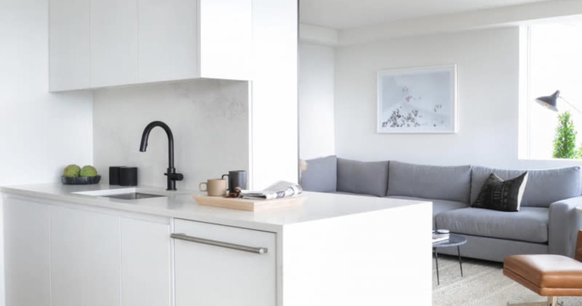 Rise | Kitchen with Low-Flow Kitchen Faucet by PlaidFox