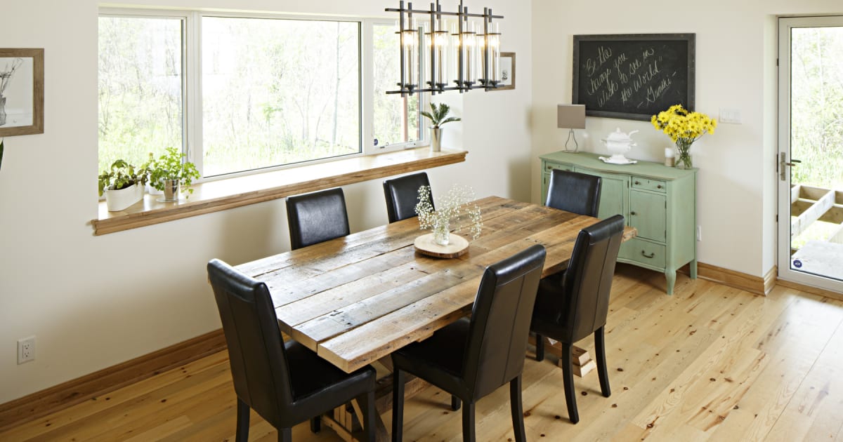 Rise | 5840 Red Castle Ridge - Dining Room with FSC Certified Hardwood ...