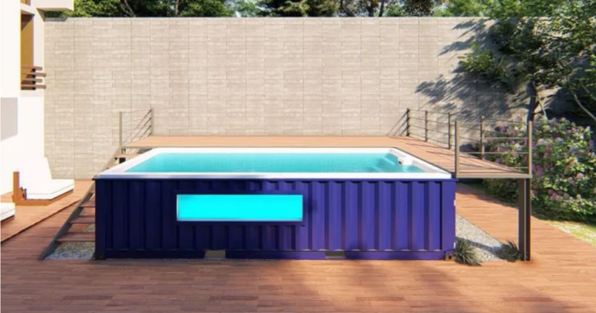 Rise | Shipping Container Pool With Window with Shipping Container Pool ...