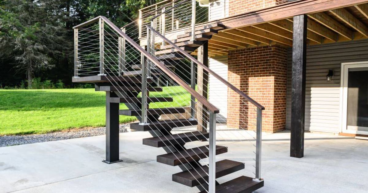 Rise | Thermally Modified Wood Ash Staircase with Thermally Modified ...