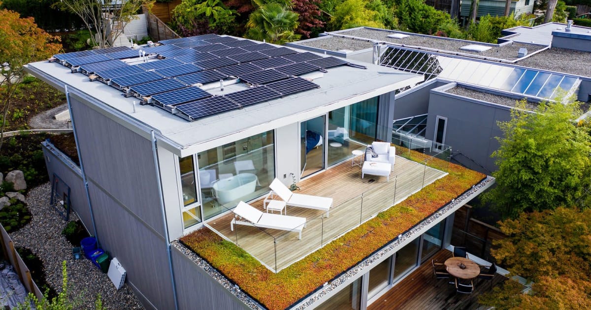 Rise | Solar photovoltaic rooftop panels and green roof with Green Roof ... Rise | Solar photovoltaic rooftop panels and green roof with Green Roof ...