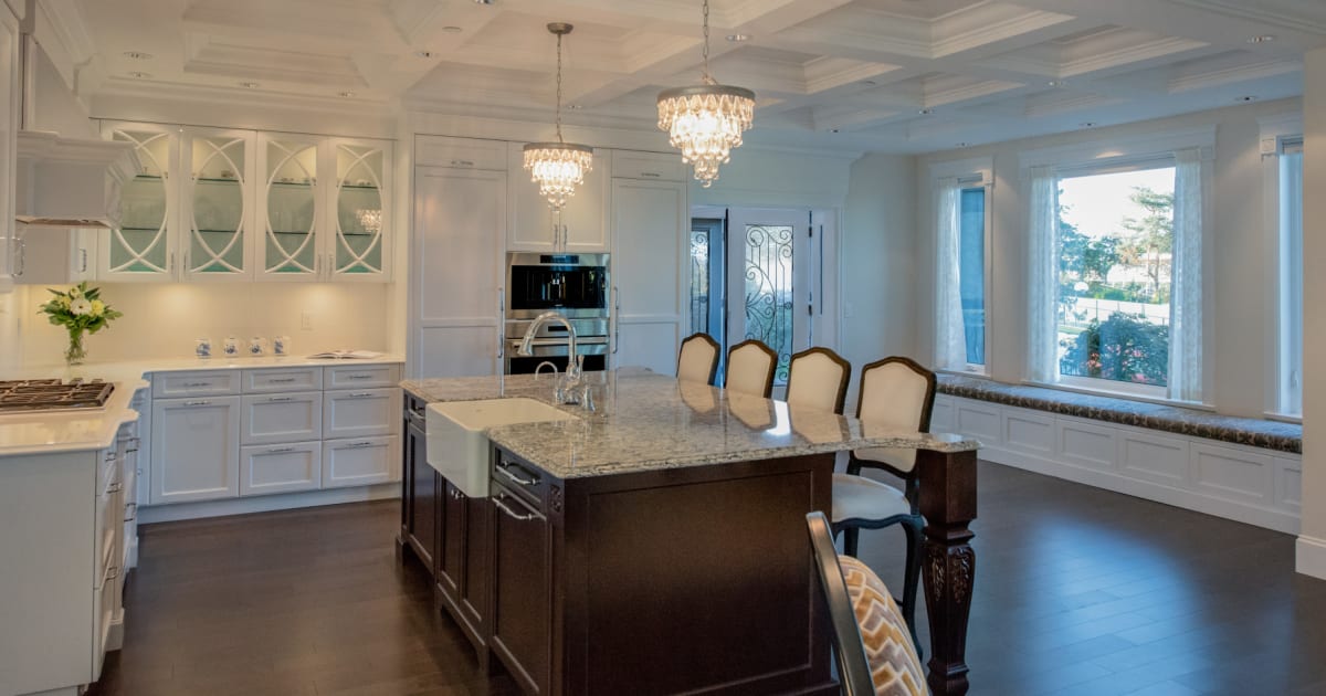 Rise | Kitchen with Integrated LED by My House Design/Build Team Ltd.