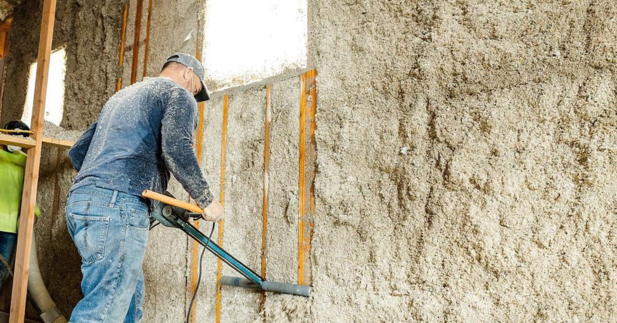 Rise | Greenfiber Sanctuary being installed with Cellulose Blown-in ...