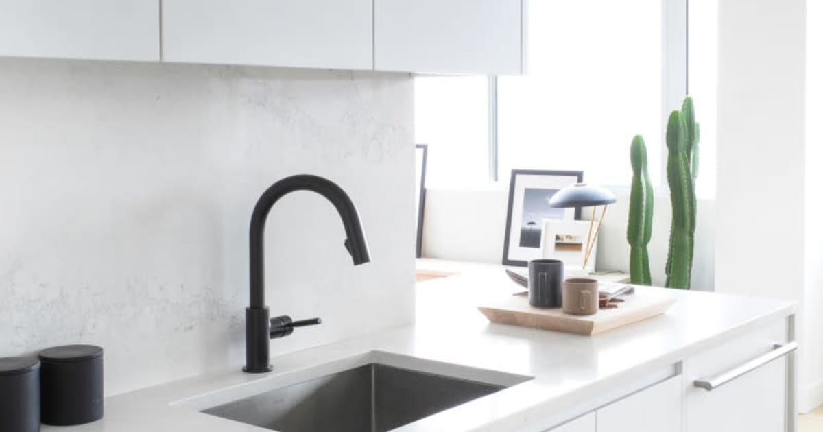 Rise | Kitchen Sink with Wood Veneer Cabinet by PlaidFox