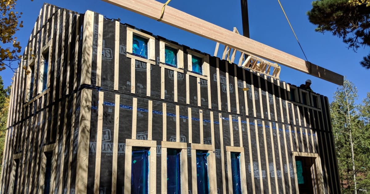 Rise | H15 panelized prefab passive house exterior front with ...
